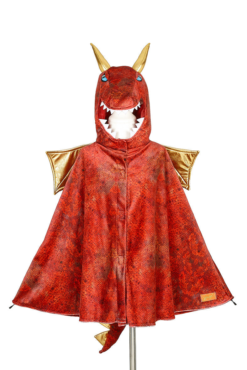 Red Dragon Costume Cape for Kids - Carnival & Festive...