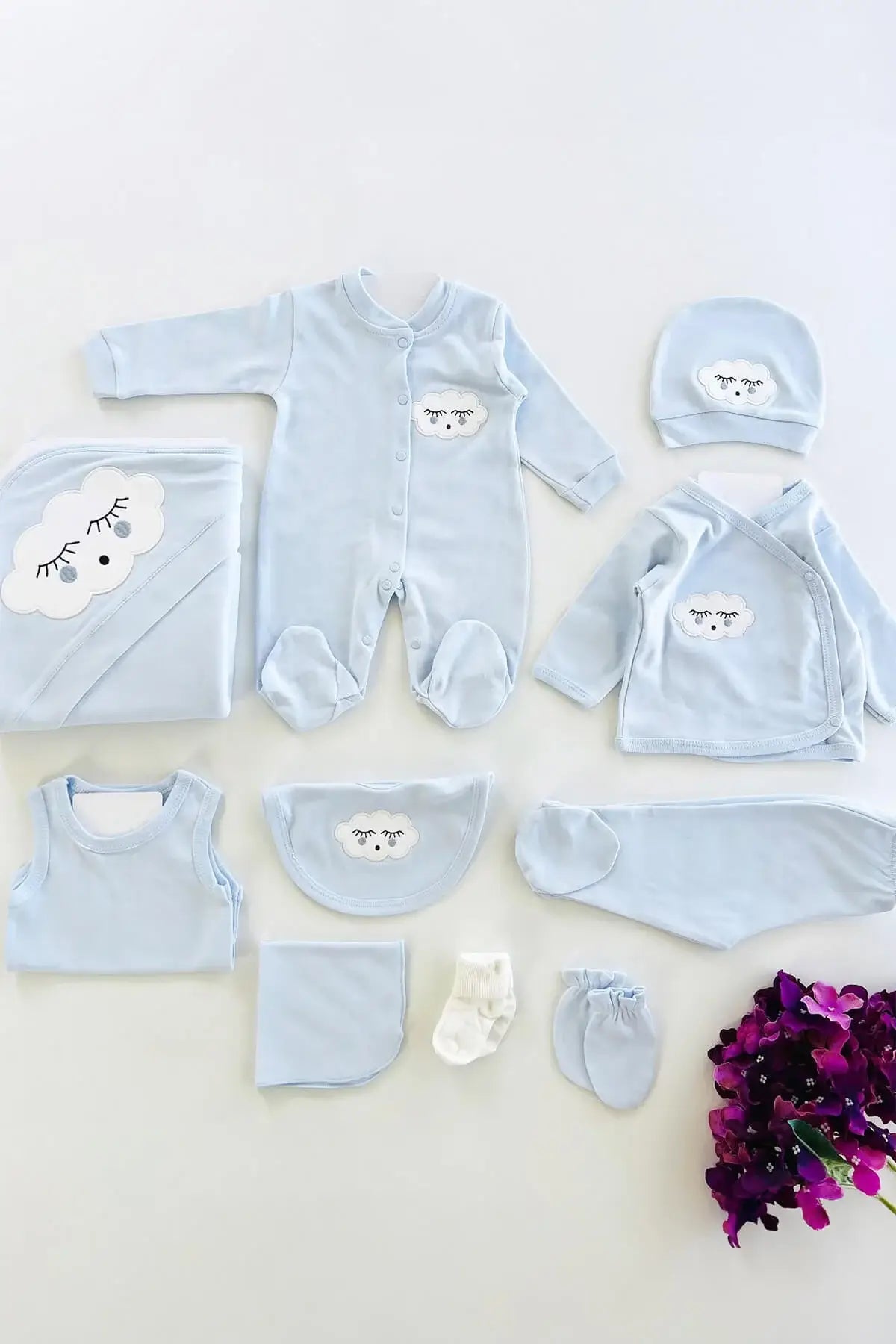 Baby Cloud Newborn First Outfit Set (10 Pcs... | MoogCo Baby
