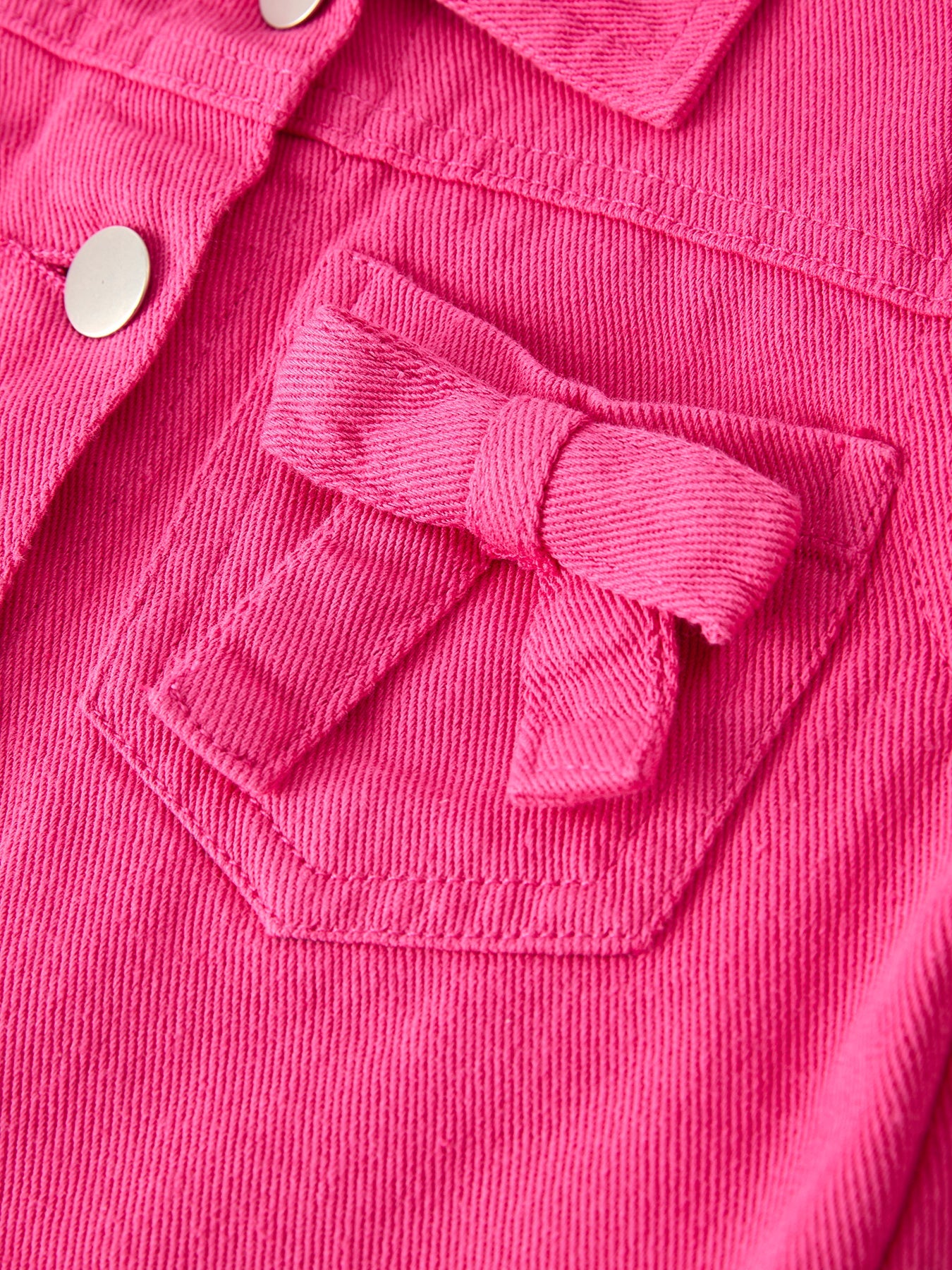 Hot Pink Fall Girls Denim Top – MOOGCO Baby