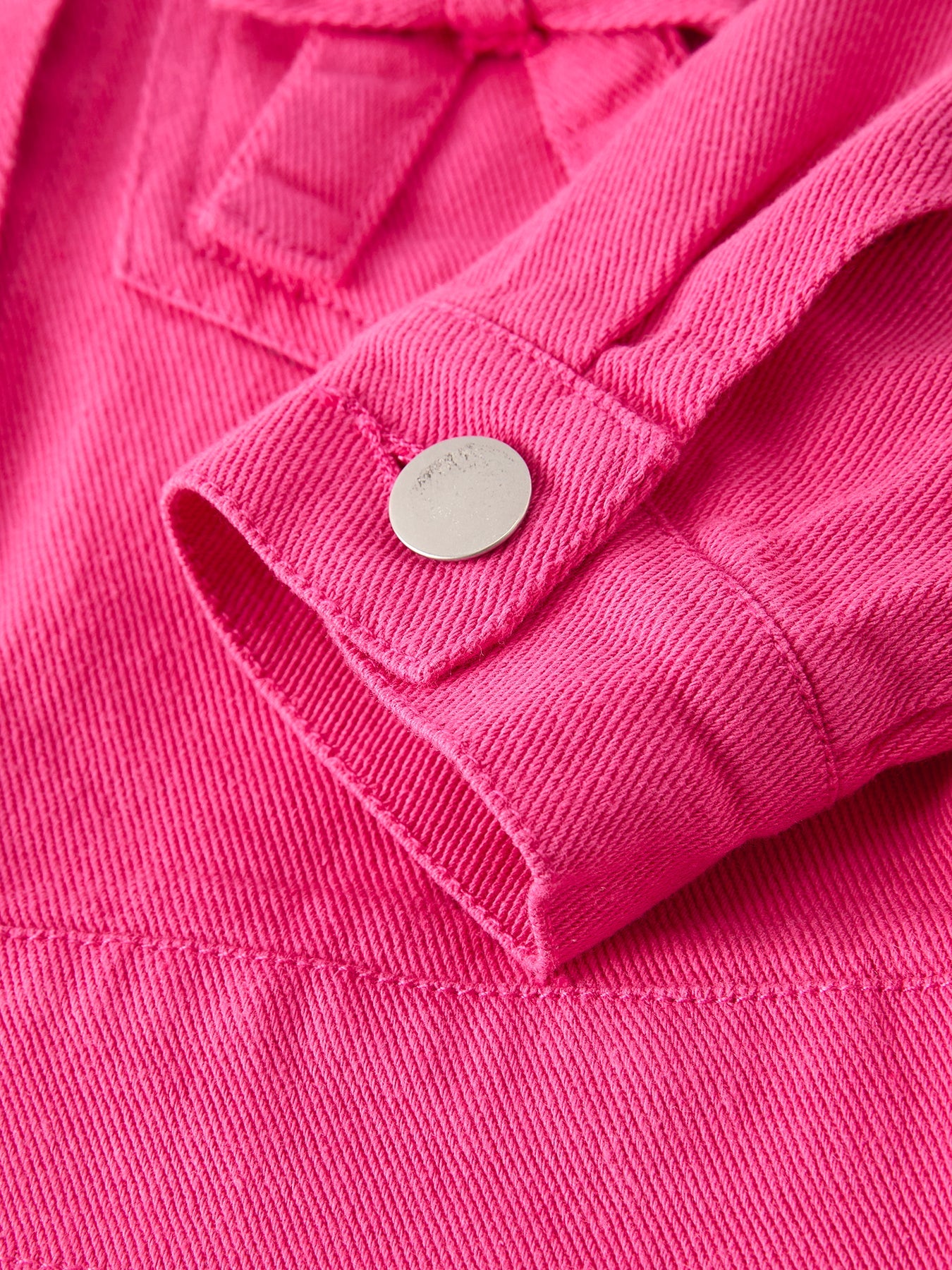 Hot Pink Fall Girls Denim Top – MOOGCO Baby