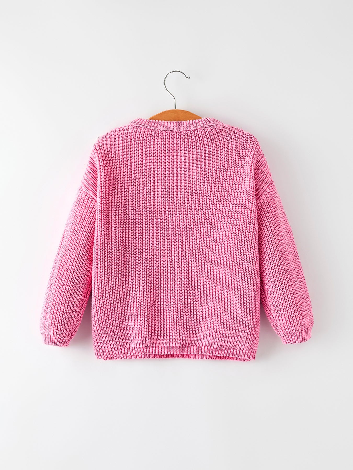 Valentine's Day Pink Girls Bow Sweater Cardigan – MOOGCO Baby