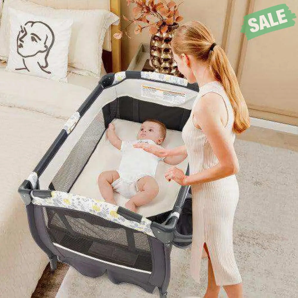 4 in 1 Portable Pack and Play Baby Nursery ... | MoogCo Baby