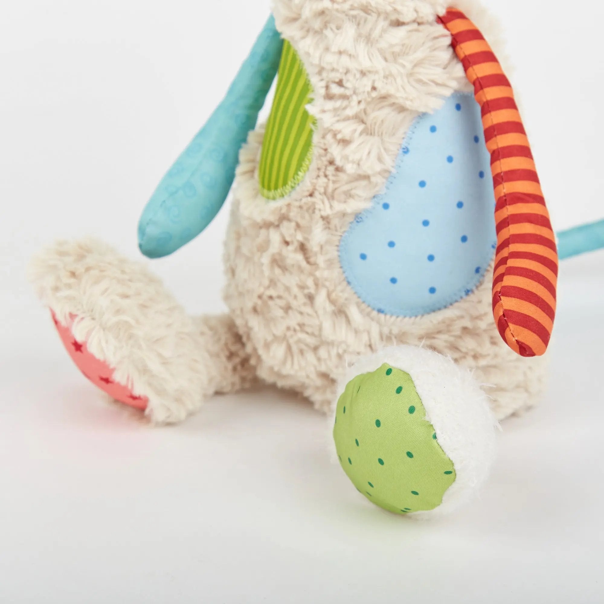 Patchwork Cat Plush Toy - Educational for Kids | MoogCo Baby