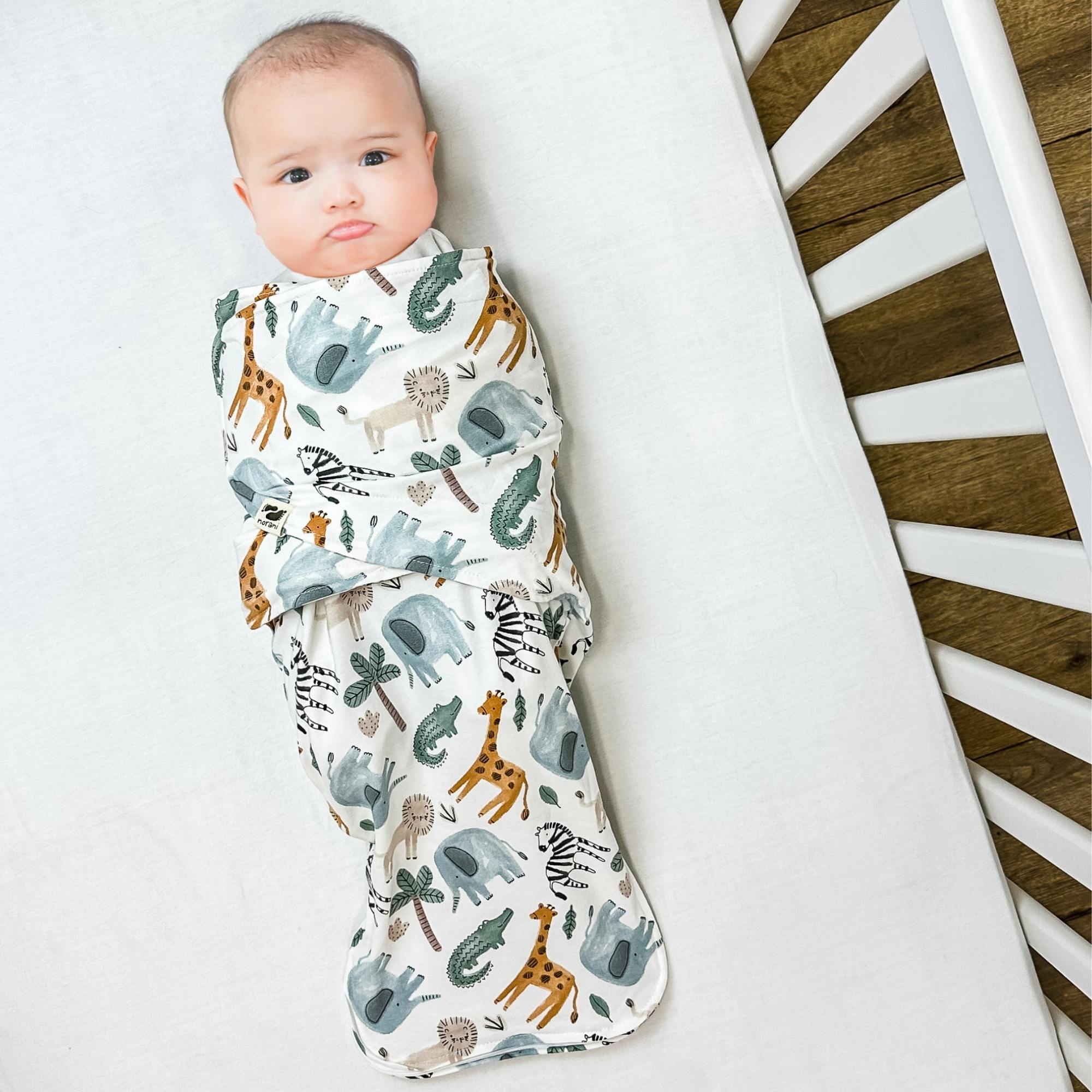 Snugababe Swaddle™ Sleep Pod - Safari Animals | MoogCo Baby
