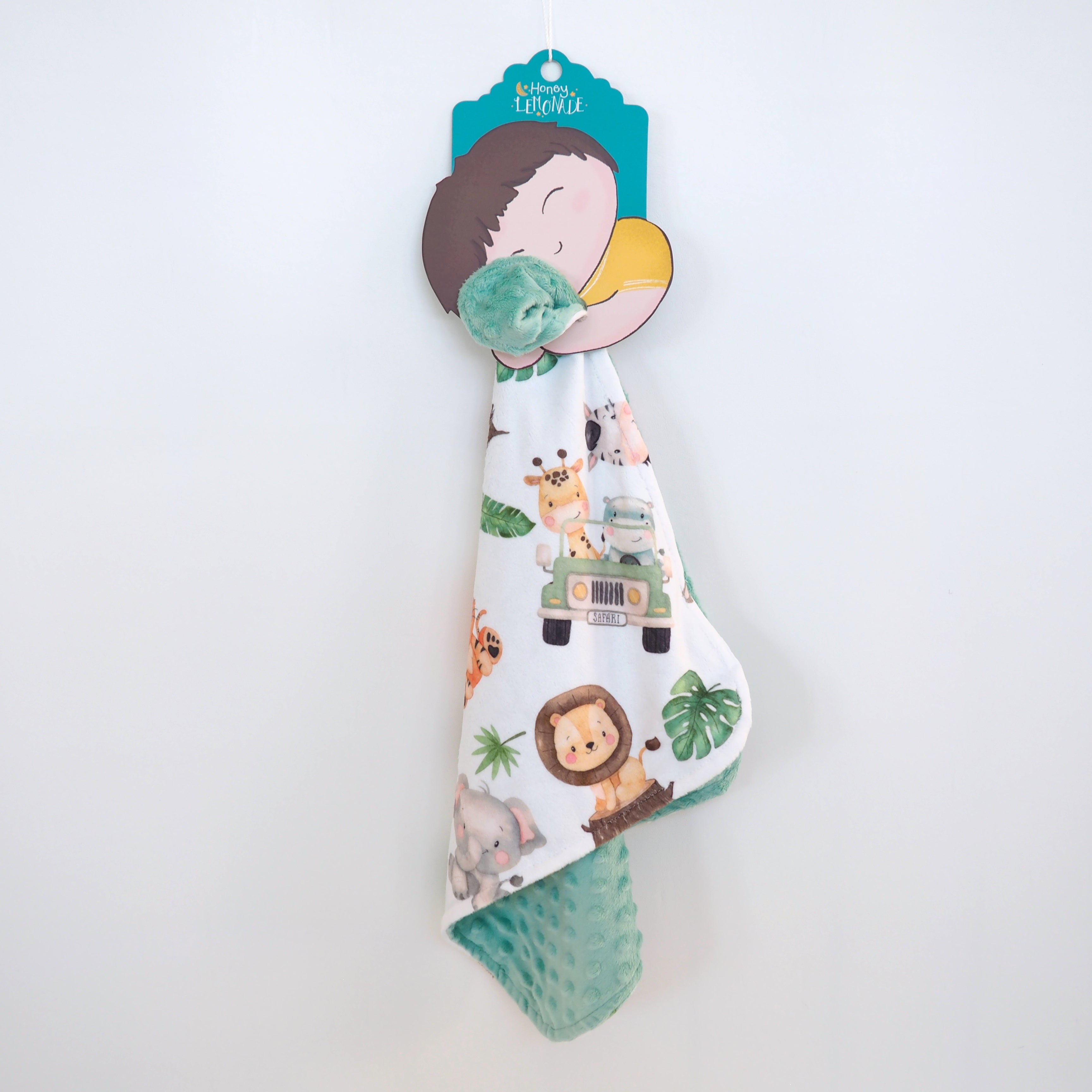 Mini Minky Blanket Safari | MoogCo Baby