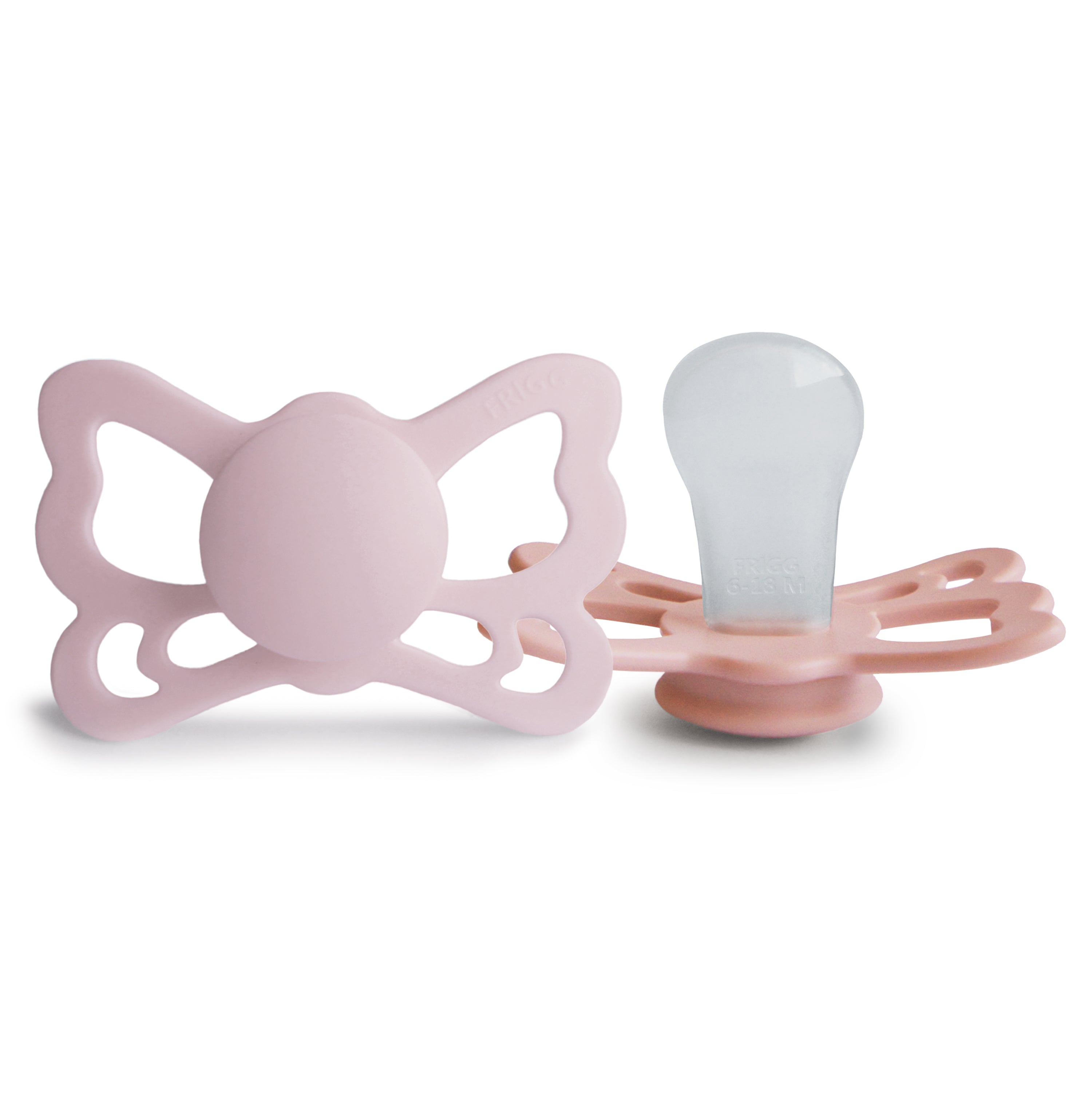 FRIGG Butterfly Anatomical Silicone Pacifier 2-Pack...