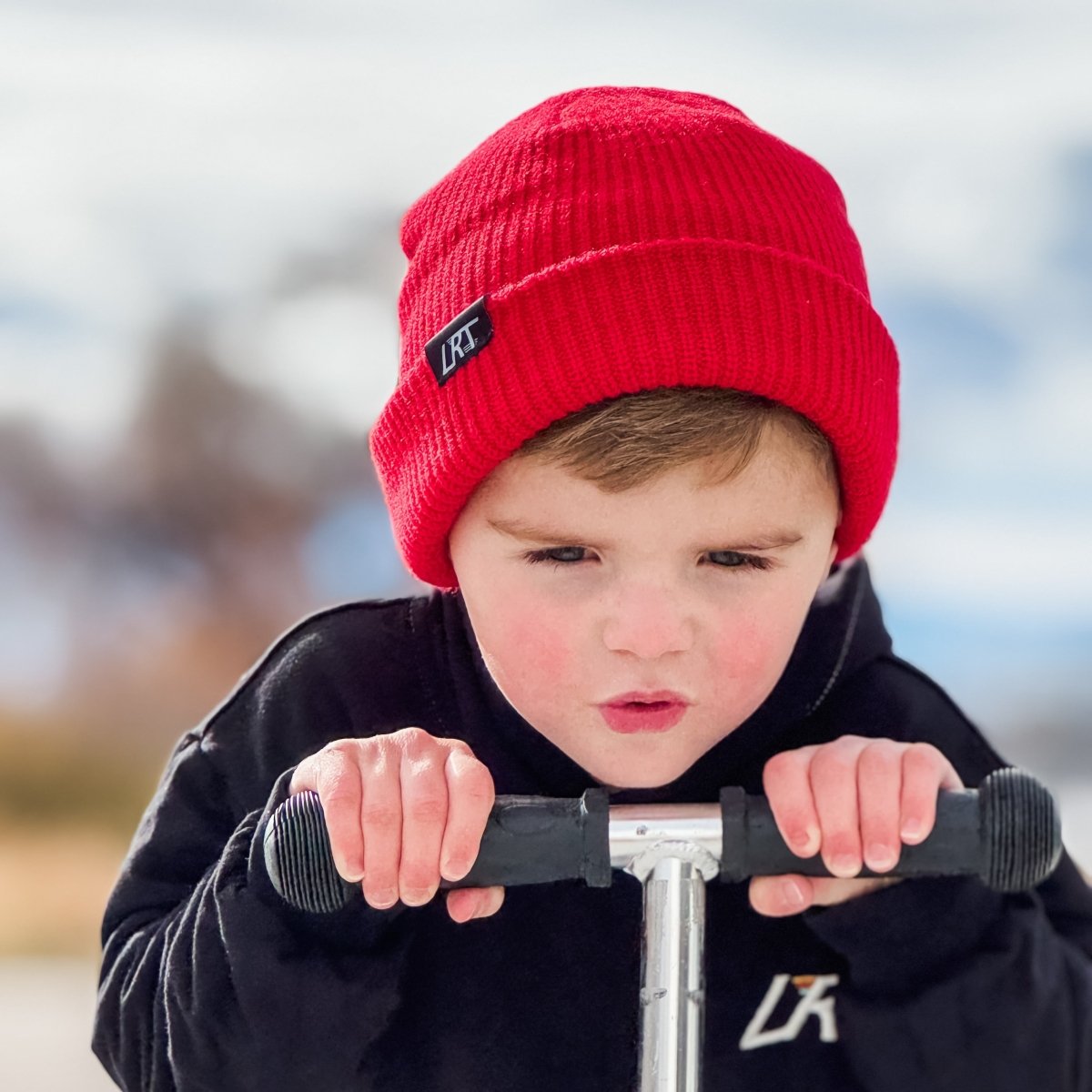 FISHERMAN BEANIE - RED – MOOGCO Baby