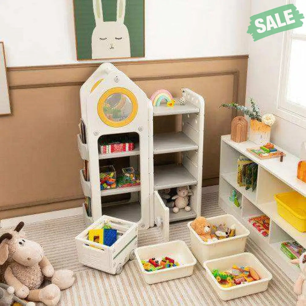Multipurpose Toy Chest and Bookshelf with M... | MoogCo Baby