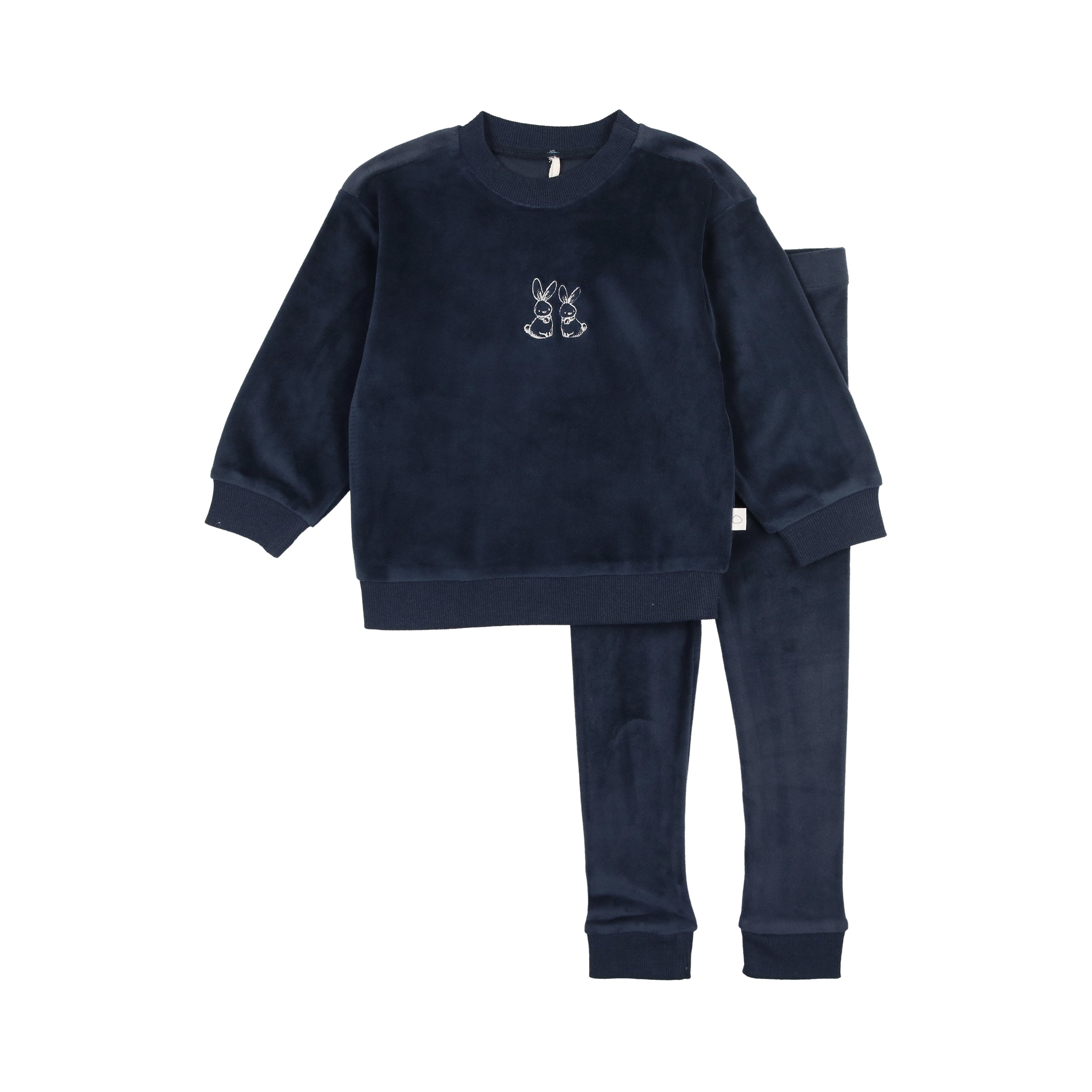 Velour Bunny Set- Blue | MOOGCO Baby