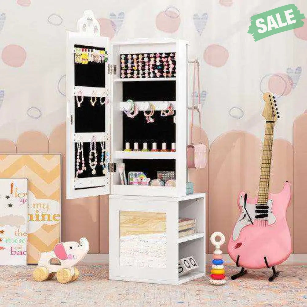 Princess Vanity Table and Stool Set Freesta... | MoogCo Baby