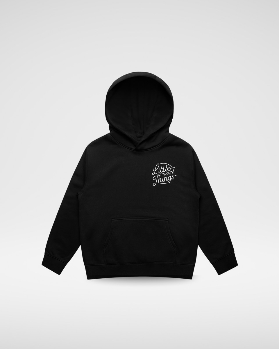 THE RAD CIRCLE LOGO - RECYCLED BLACK – MOOGCO Baby