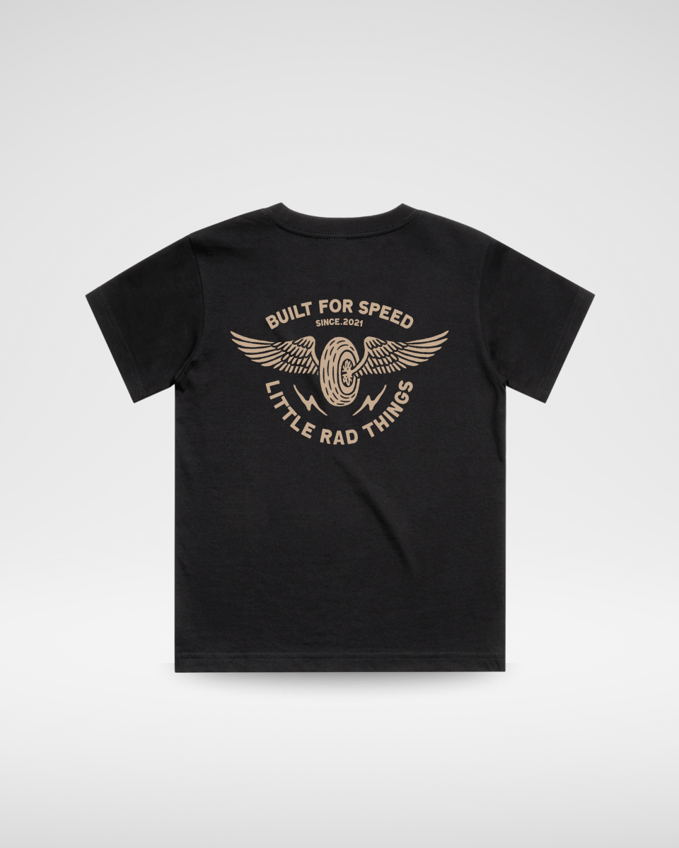 THE WINGED MECHANIC TEE - BLACK – MOOGCO Baby