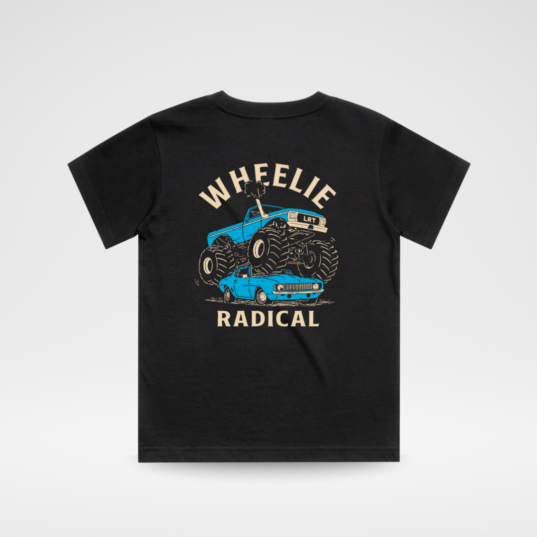 WHEELIE RADICAL TEE - BLUE EDITION – MOOGCO Baby